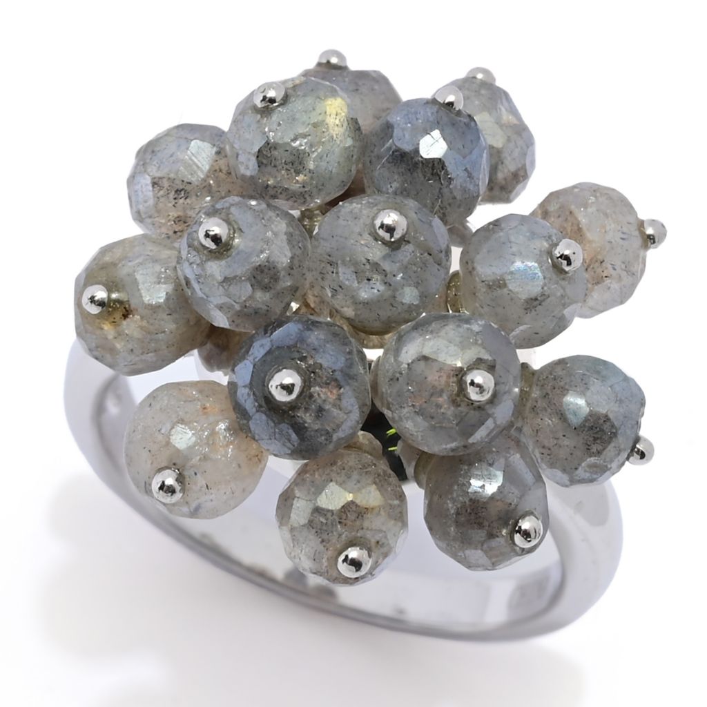 Far East Jewelry Sterling Silver 5mm Round Labradorite Bead Ring – ShopHQ