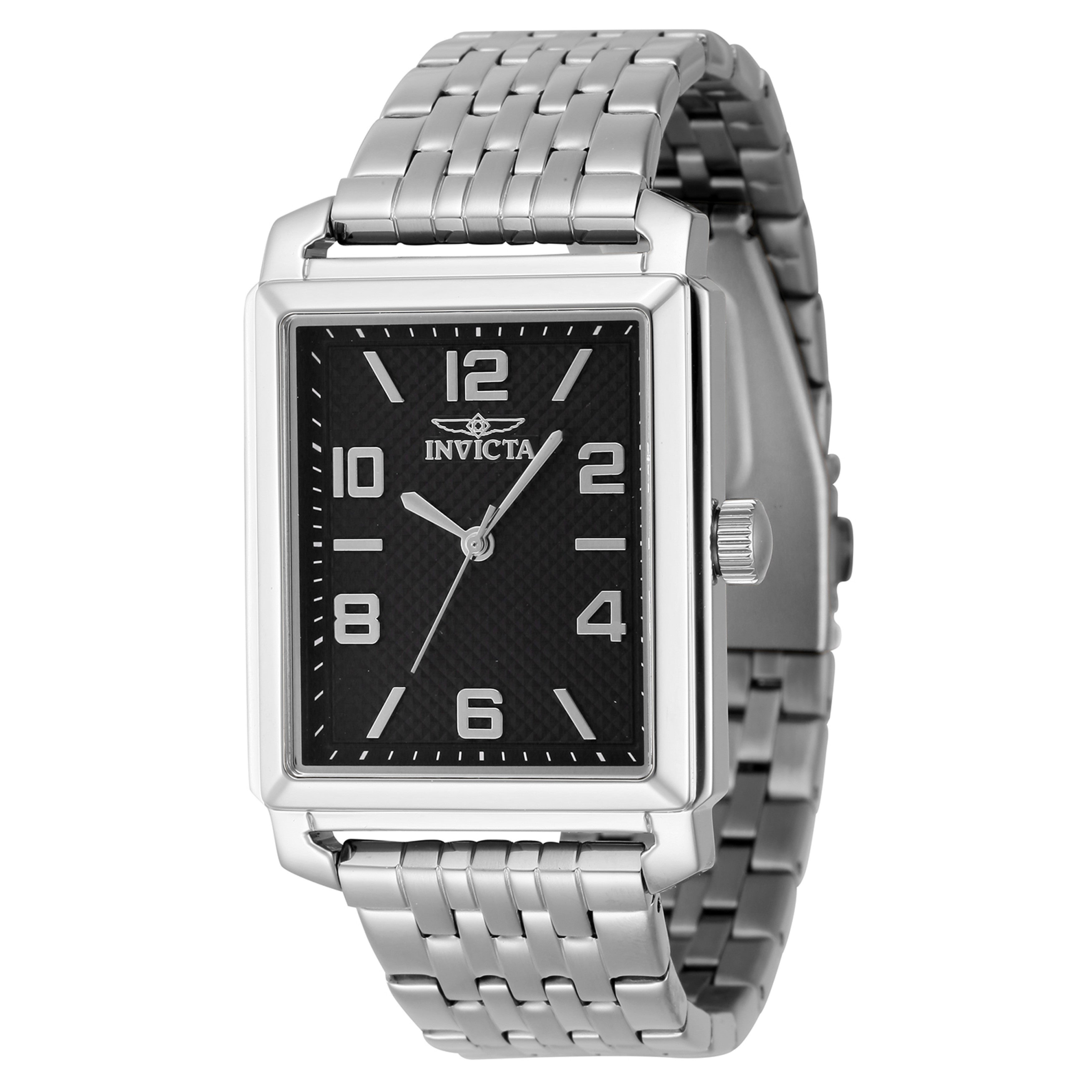 Invicta Men's 33mm Vintage Quartz Rectangle Bracelet Watch – ShopHQ