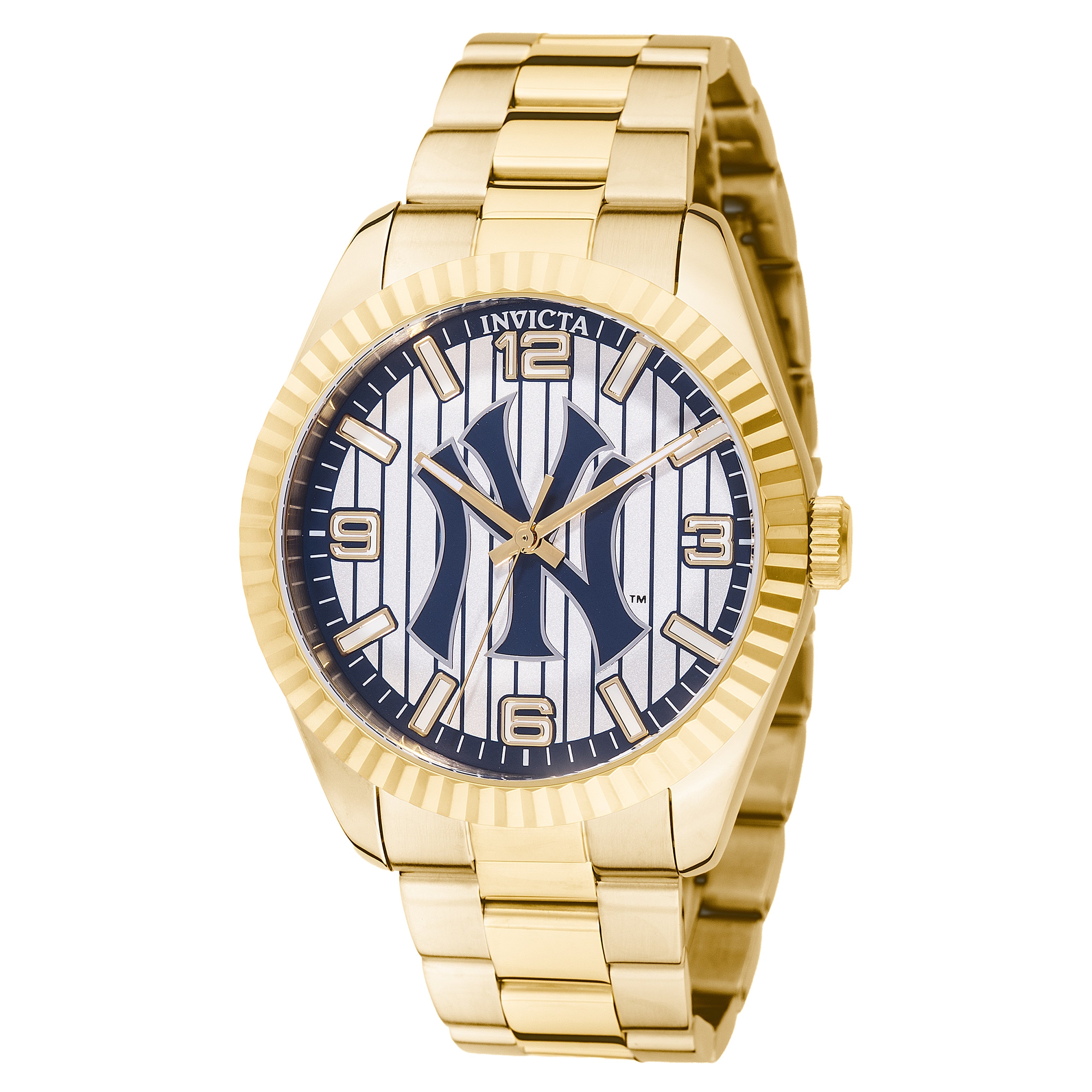 Invicta Men's 43mm Specialty Quartz New York Edition Fluted Bezel Brac ...