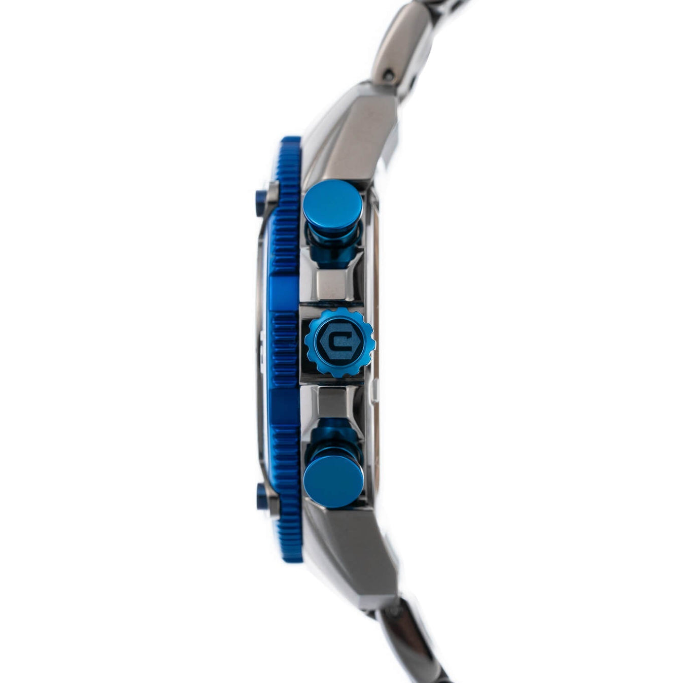 Cobalt Men's 46mm Code-X Quartz Chronograph Bracelet Watch - Blue – ShopHQ