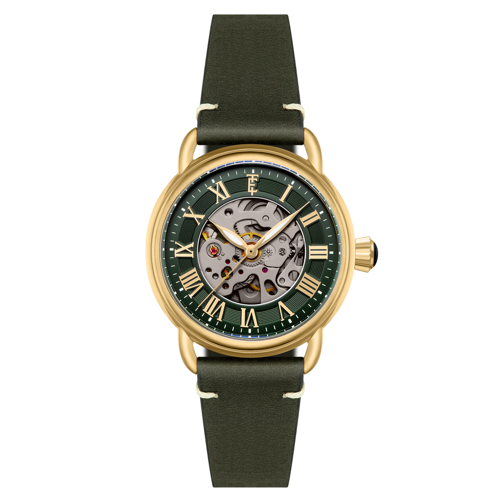 Thomas Earnshaw Men's 40mm Investigator 40 Automatic Skeletonized Dial ...
