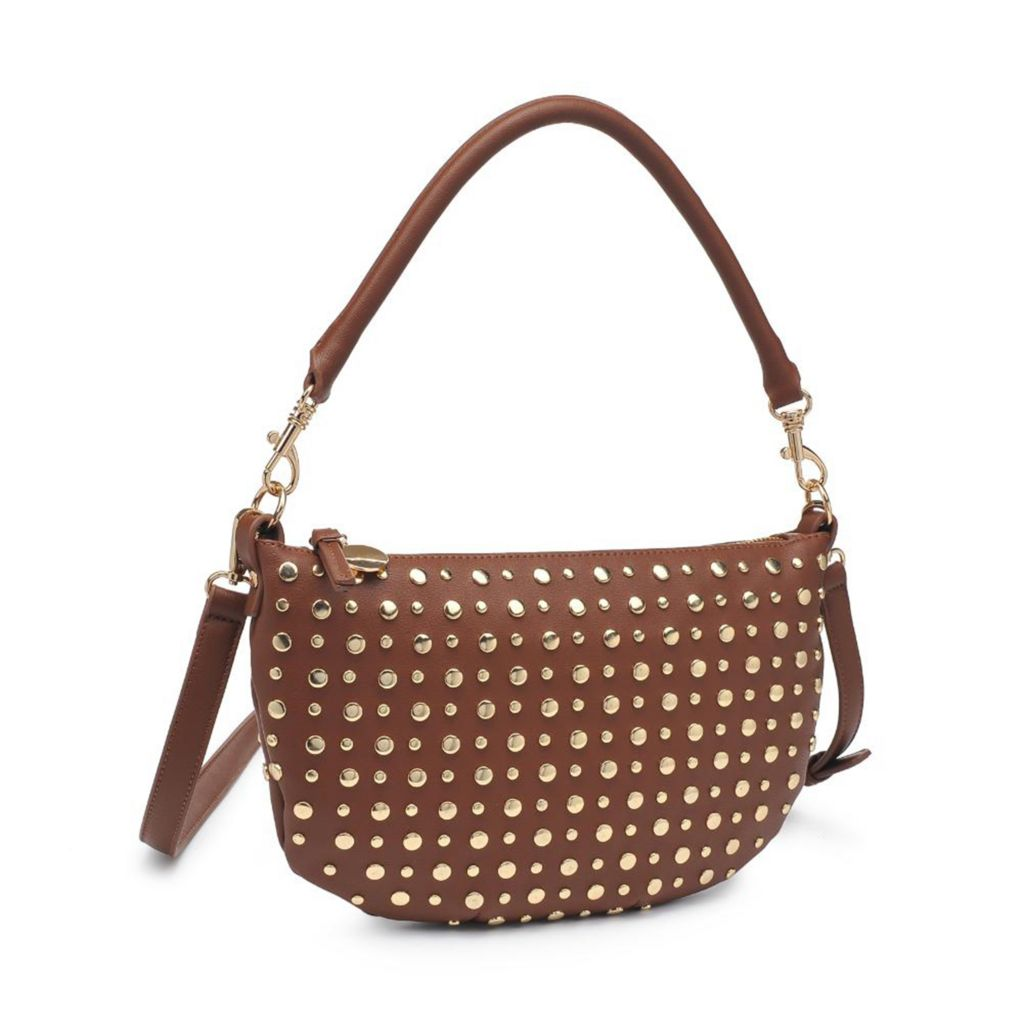Urban Expressions Jordan Studded Faux Leather Convertible Shoulder Bag ...